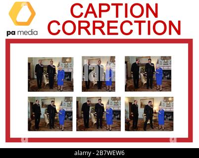 Queen Elizabeth II receives Commodore Steven Moorhouse (centre ...