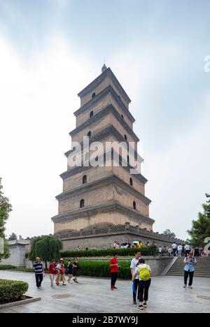 Giant Wild Goose Pagoda - Xian, China Stock Photo - Alamy
