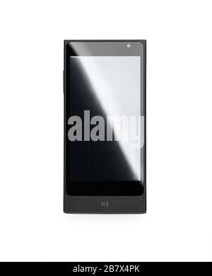 Nexgo N6 pos terminal isolated over white background Stock Photo - Alamy