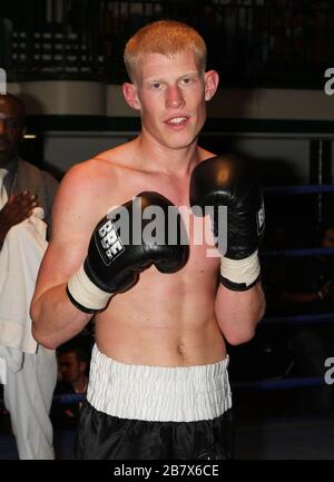 Tony Owen (black/white shorts) defeats Ben Lawler in a Lightweight ...