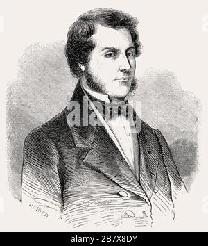 Sir James Brooke, Rajah of Sarawak (1803-1868). British army officer ...