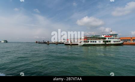 Tronchetto ferry terminal station at Venice, Italy Stock Photo - Alamy