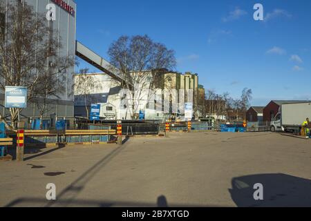 Beautiful overview of waste recycling station. Europe Stock Photo - Alamy