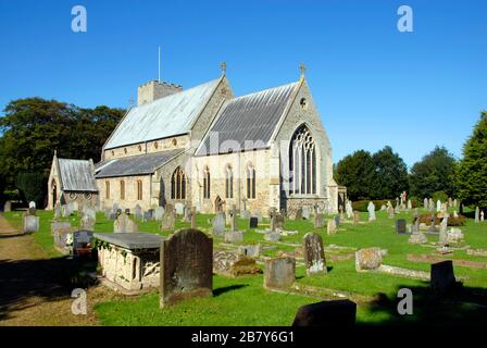 Old Hunstanton parish church, Norfolk, England UK English medieval ...