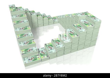 Money - 100 PLN - polish zloty Stock Photo - Alamy
