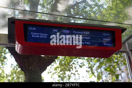 Portway Park And Ride 902 Bus Bristol Stock Photo - Alamy