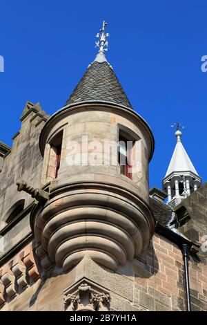 The Sheriff Court, Greenock, Inverclyde, Scotland, United Kingdom Stock ...