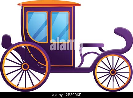 Medieval buggy icon. Cartoon of medieval buggy vector icon for web ...