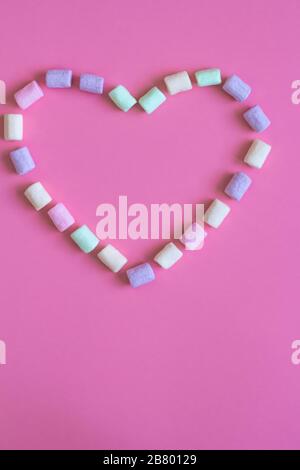 Colorful decorative objects in the shape of a heart Stock Photo - Alamy