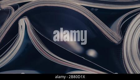 Close up journals pages pattern background for design Stock Photo - Alamy
