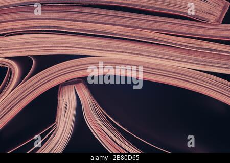 Close up beautiful journals pages pattern background for design Stock ...
