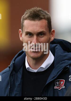Exeter City manager Matt Taylor following the Sky Bet League Two match ...