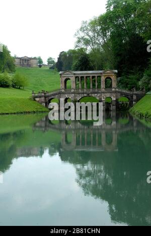 Prior Park College with Palladian Bridge, Bath, England, between ca ...
