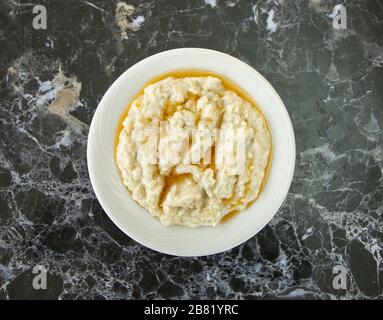 Food called keskek from turkish cuisine Stock Photo - Alamy