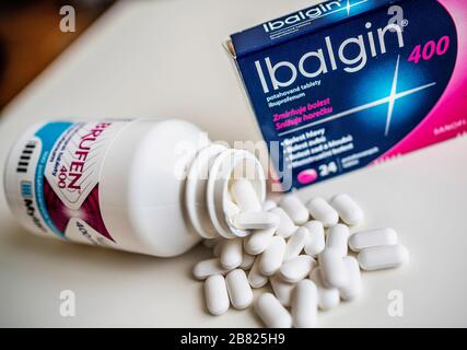 Brufen, Ibalgin, ibuprofen, anti-inflammatory drugs, medicine, pills ...
