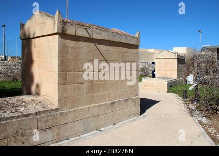 ste agatha catacombs in rabat (malta Stock Photo - Alamy