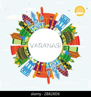 Varanasi vector illustration Stock Vector Image & Art - Alamy