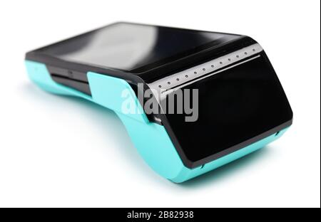 Nexgo N5 pos terminal isolated over white background Stock Photo - Alamy