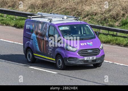 BT, British Telecom, maintenance, vehicle, van, purple colour, 2019 ...