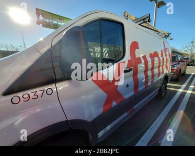 Comcast service truck - USA Stock Photo - Alamy