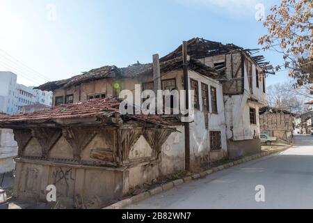 The old houses of Cankiri ( Çankırı ) province of Turkey Stock Photo ...