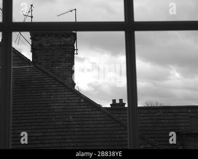 Winter images from a third floor window Stock Photo - Alamy