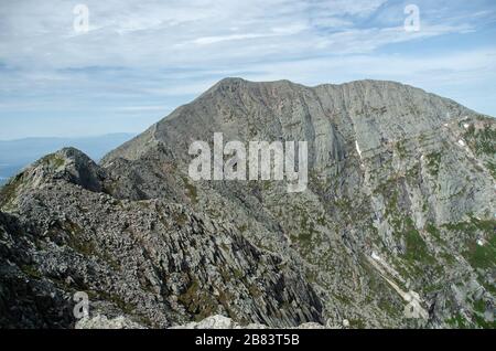 Amazing view of Knife Edge Trail of Mount Katahdin Northeast ...