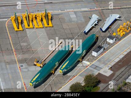 The tail of the Boeing 737 Max 8 aircraft Stock Photo - Alamy