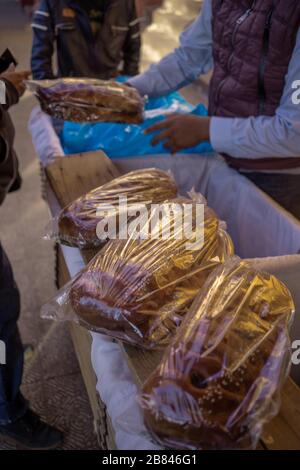 Traditional mexican bread called "Pan de fiesta" from Tlaxcala and ...