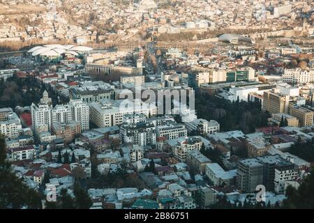 A view of the ancient buildings in Tbilisi, Georgia Stock Photo - Alamy