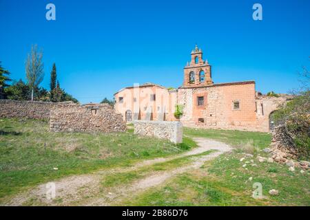 Ruins of San Roque convent. Medinaceli, Soria province, Castilla Leon ...