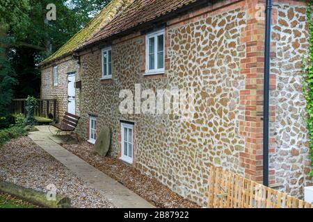 Snettisham Mill, a small historic watermill in the West Norfolk village ...