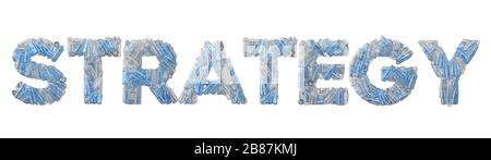 Trash word spelt out in empty plastic bottle font Stock Photo - Alamy