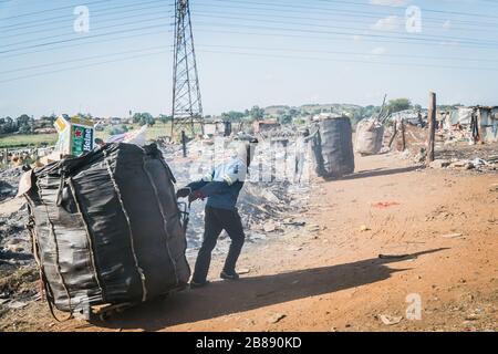 Africa garbage rubbish waste litter heap dump pile stack management ...