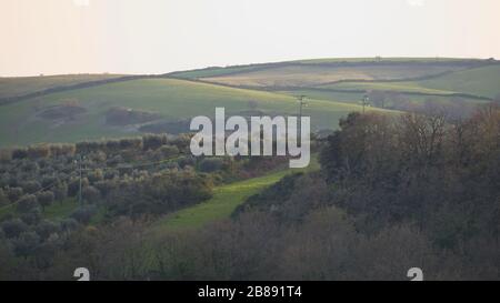 Parco di Veio, regional park in the province of Rome. Ancient Roman ...