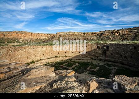 Casa Rinconada at Chaco Culture National Historical Park Stock Photo ...