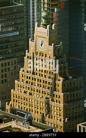 View of Paramount office building on Times Square in New York on August ...
