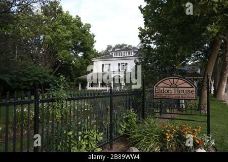 Historic Eldon House Museum in London Ontario Canada Stock Photo - Alamy