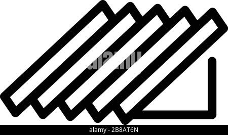 Gable roof icon, outline style Stock Vector Image & Art - Alamy