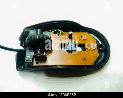 A picture of broken computer mouse Stock Photo - Alamy