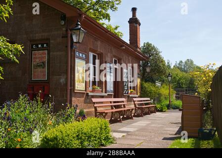 Stogumber Station on the West Somerset Heritage Railway, Somerset ...