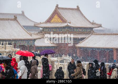 Inner Court in Forbidden City, Beijing, China Stock Photo - Alamy