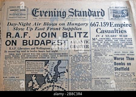 London Blitz 1940s WW2 Archive image of London Bus en-route to Kings ...