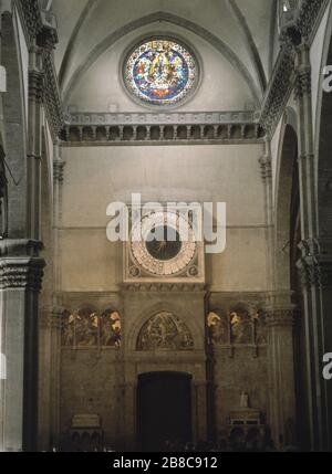 PUERTA DEL RELOJ. Location: CATEDRAL-INTERIOR, TOLEDO, SPAIN Stock ...
