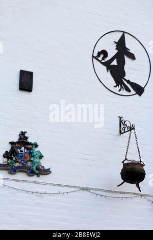 Wicken shop, Burley Village, New Forest, Hampshire, England, United ...