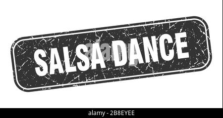 salsa stamp. salsa square grungy black sign Stock Vector Image & Art ...