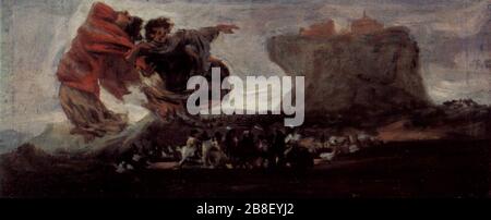 Asmodea (boceto) por Goya Stock Photo - Alamy