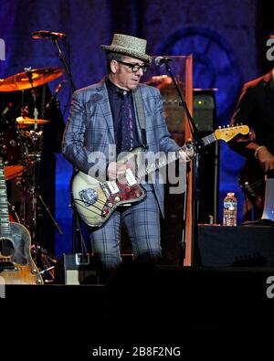 Elvis Costello performs at the Seminole Hard Rock Live Arena in ...