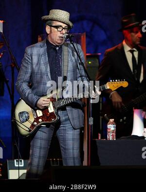 Elvis Costello performs at the Seminole Hard Rock Live Arena in ...