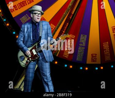 Elvis Costello performs at the Seminole Hard Rock Live Arena in ...